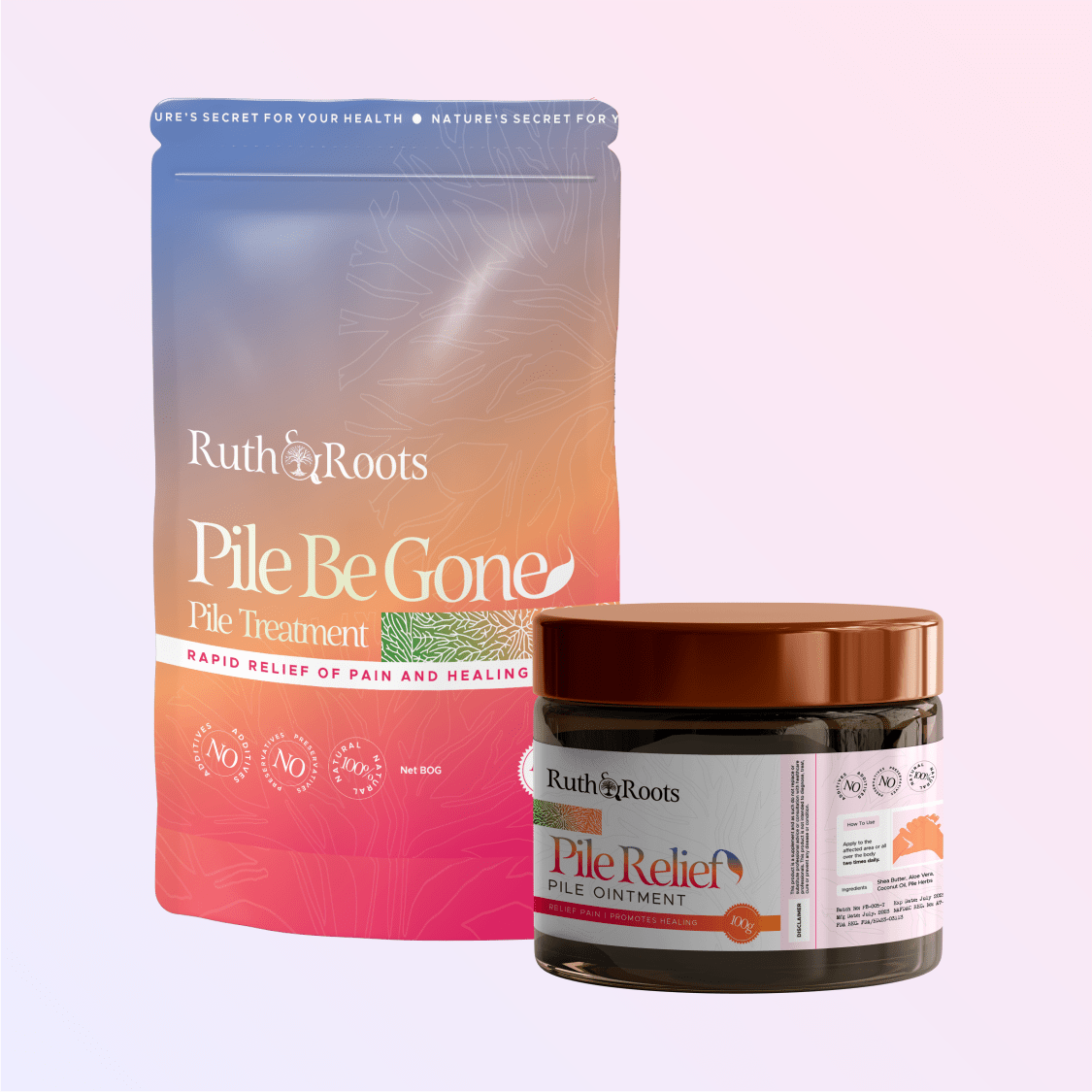 Pile Be Gone – Ruth&Roots